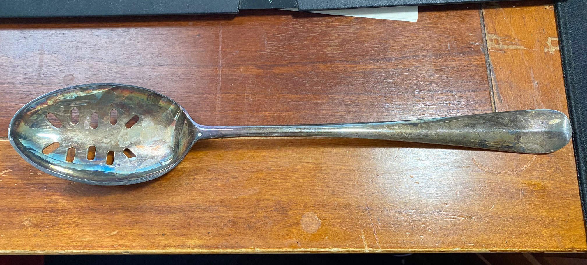 Help identifying 13" Perforated Spoon - www.925-1000.com